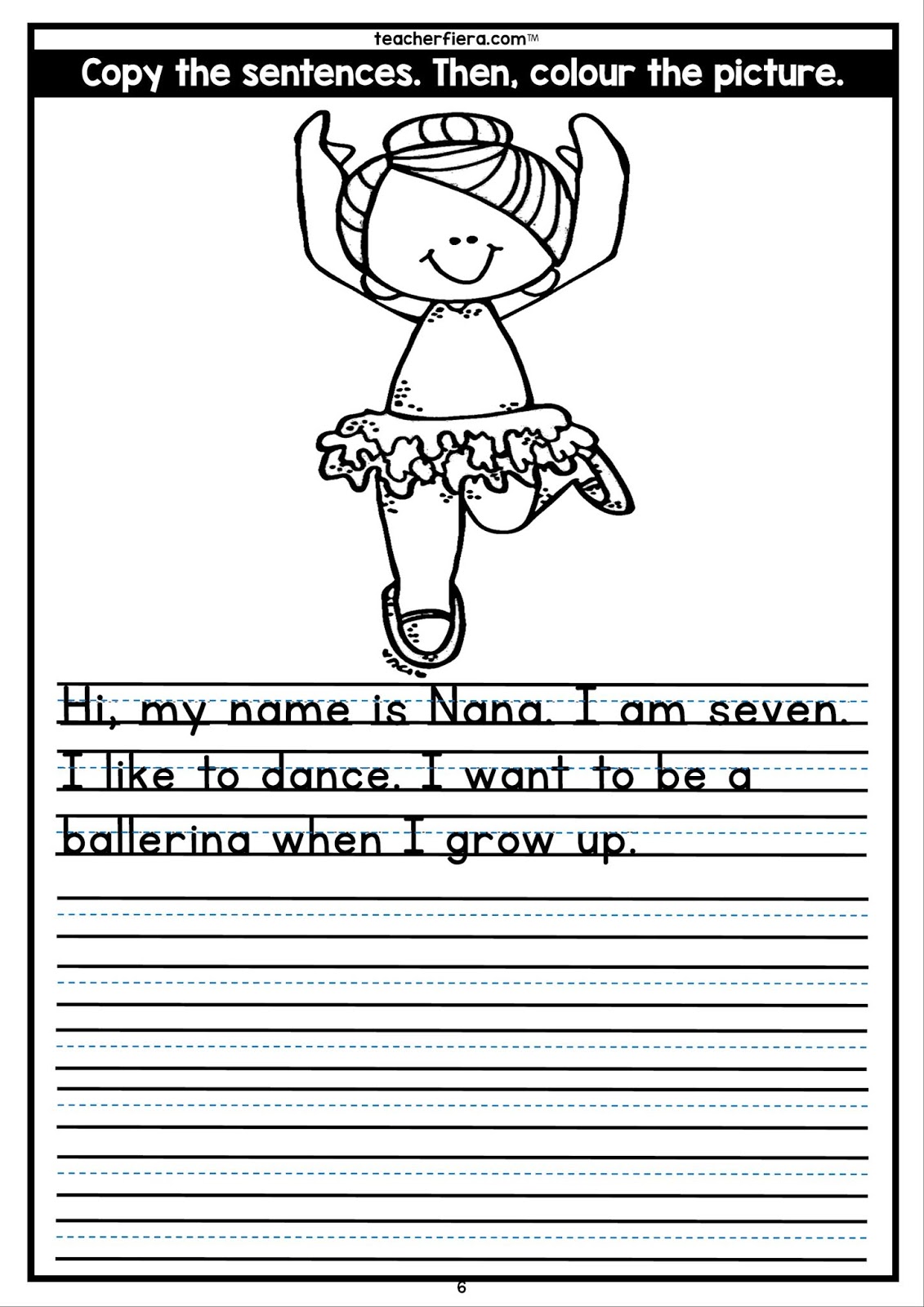 Penmanship Printable Practice Sheets