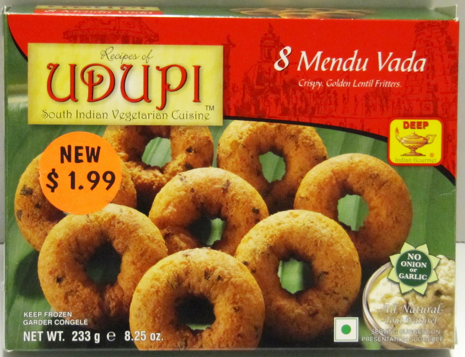 Indian Khana, Made Easy: Udupi's Frozen Mendu Vadas