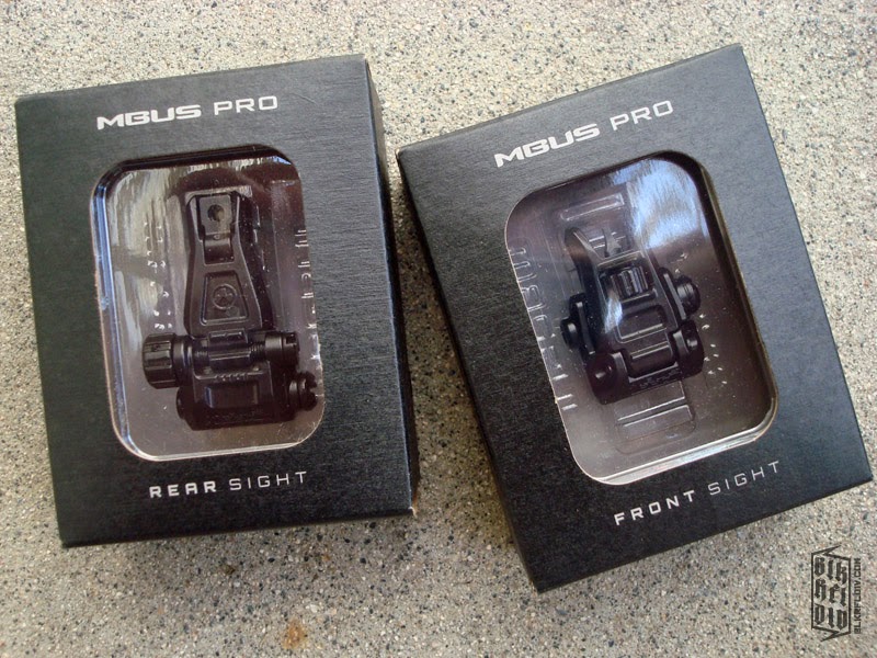 BLK RFL DIV: Magpul MBUS PRO Set