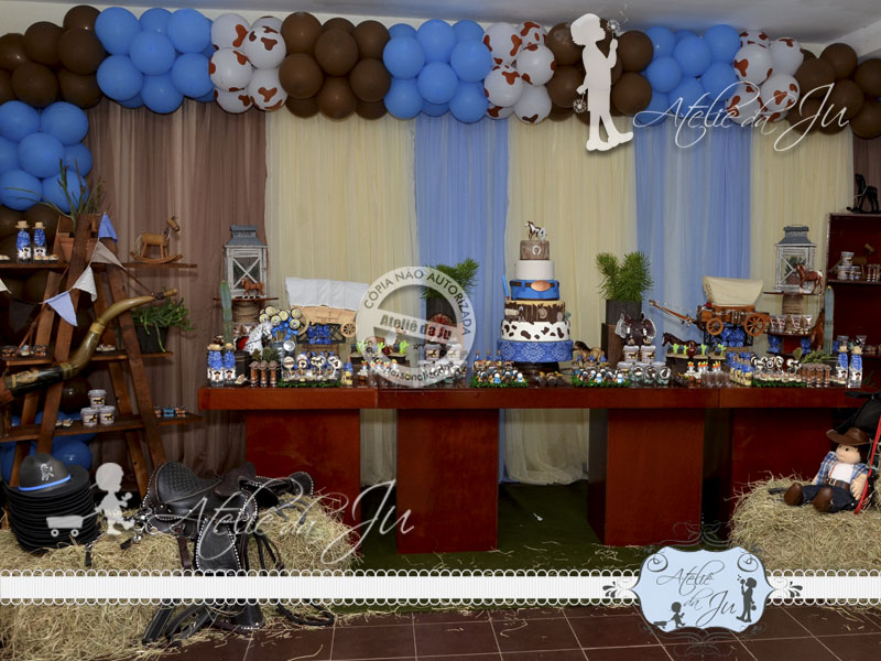 Ateliê da Ju: Festa de Cowboy para o Dudu!