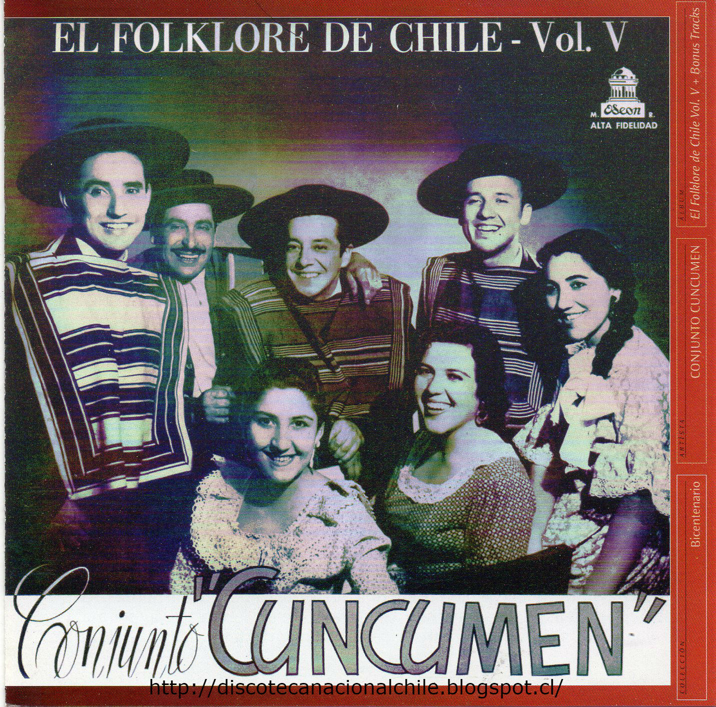 Discoteca Nacional Chile: Conjunto Cuncumén: El Folklore de Chile Vol ...