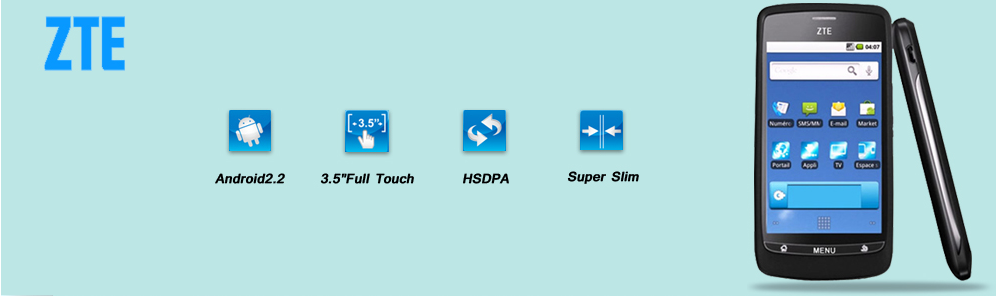 CompraFone: ZTE Blade Unlocked Smart Cell phone -3.5" Touch Screen ...