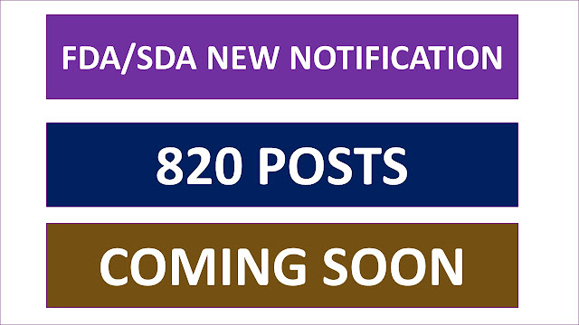 FDA/SDA NEW NOTIFICATION OF 820 POSTS COMING SOON | KPSC JUNCTION