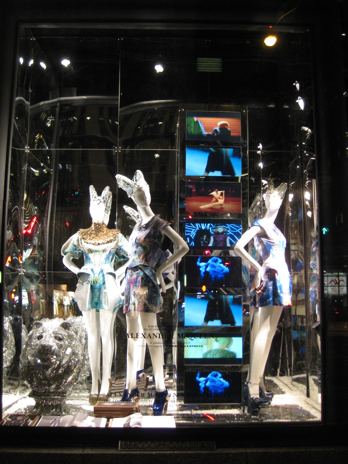 McQueen Windows at Bergdorf