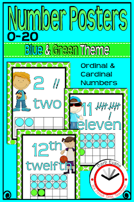It's About Time, Teachers!: BLUE & GREEN - SO SERENE - CLASSROOM DECOR