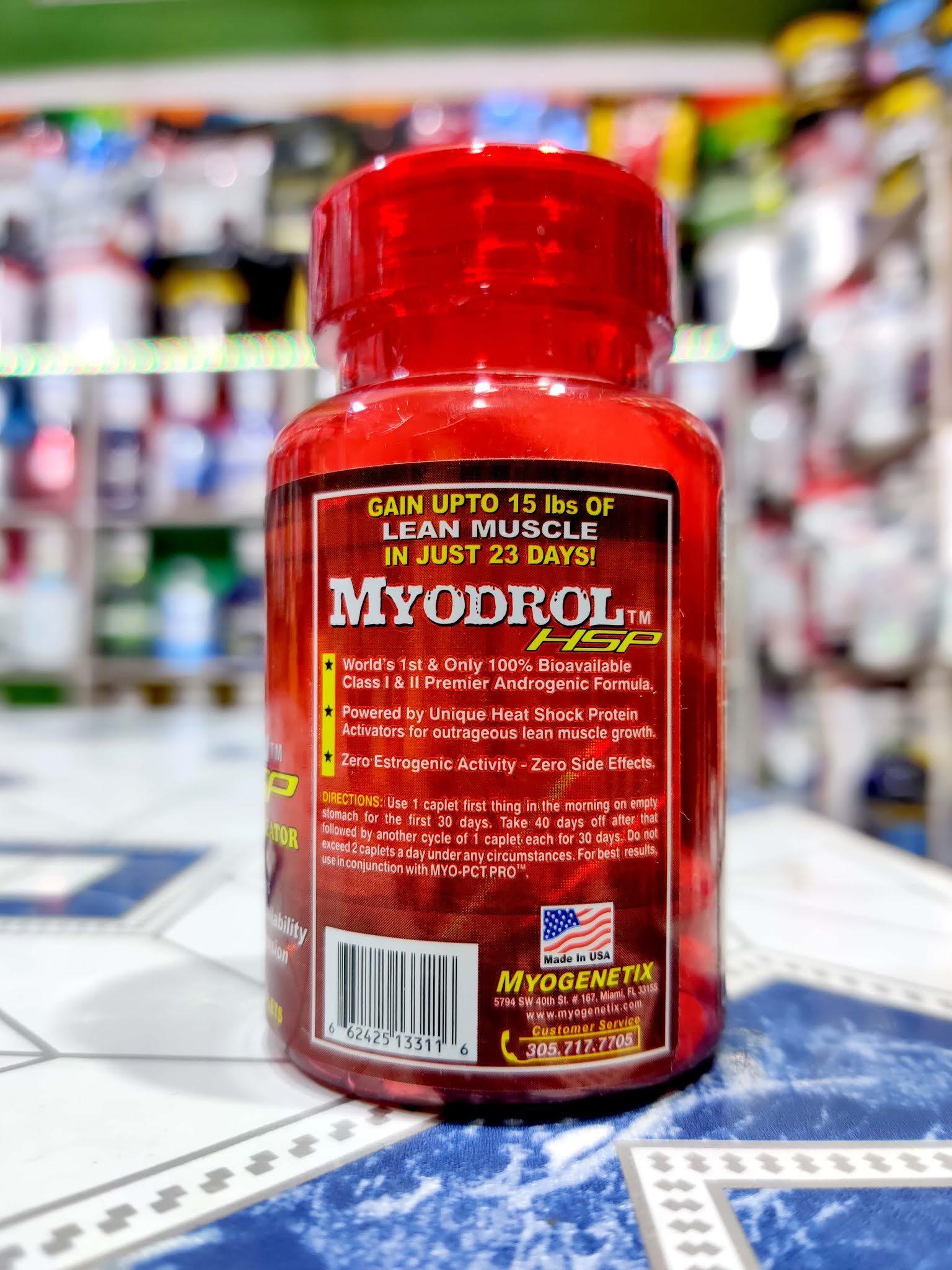 MYODROL-HSP The One & Only Muscle Builder 30 Tablets - NCRFS