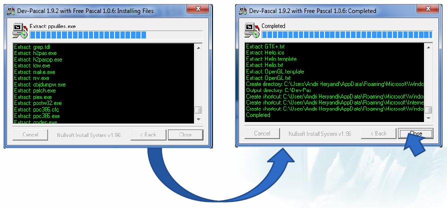 MARI BELAJAR: Instalasi Software Dev-Pascal