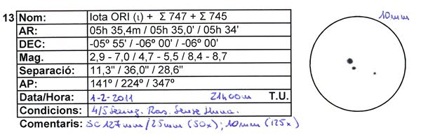 La orilla del Cosmos: NGC1980 - Iota Orionis - Cr 72 en Orion