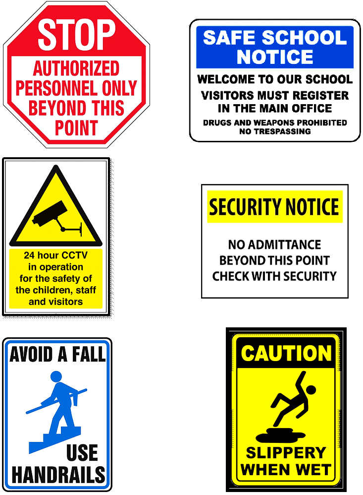 The Ellerslie School Health and Safety Committee: SIGNAGE FOR EMERGENCY ...