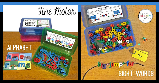 My Happy Place Teaching: Fine Motor Skills Task Boxes: Finding the ...