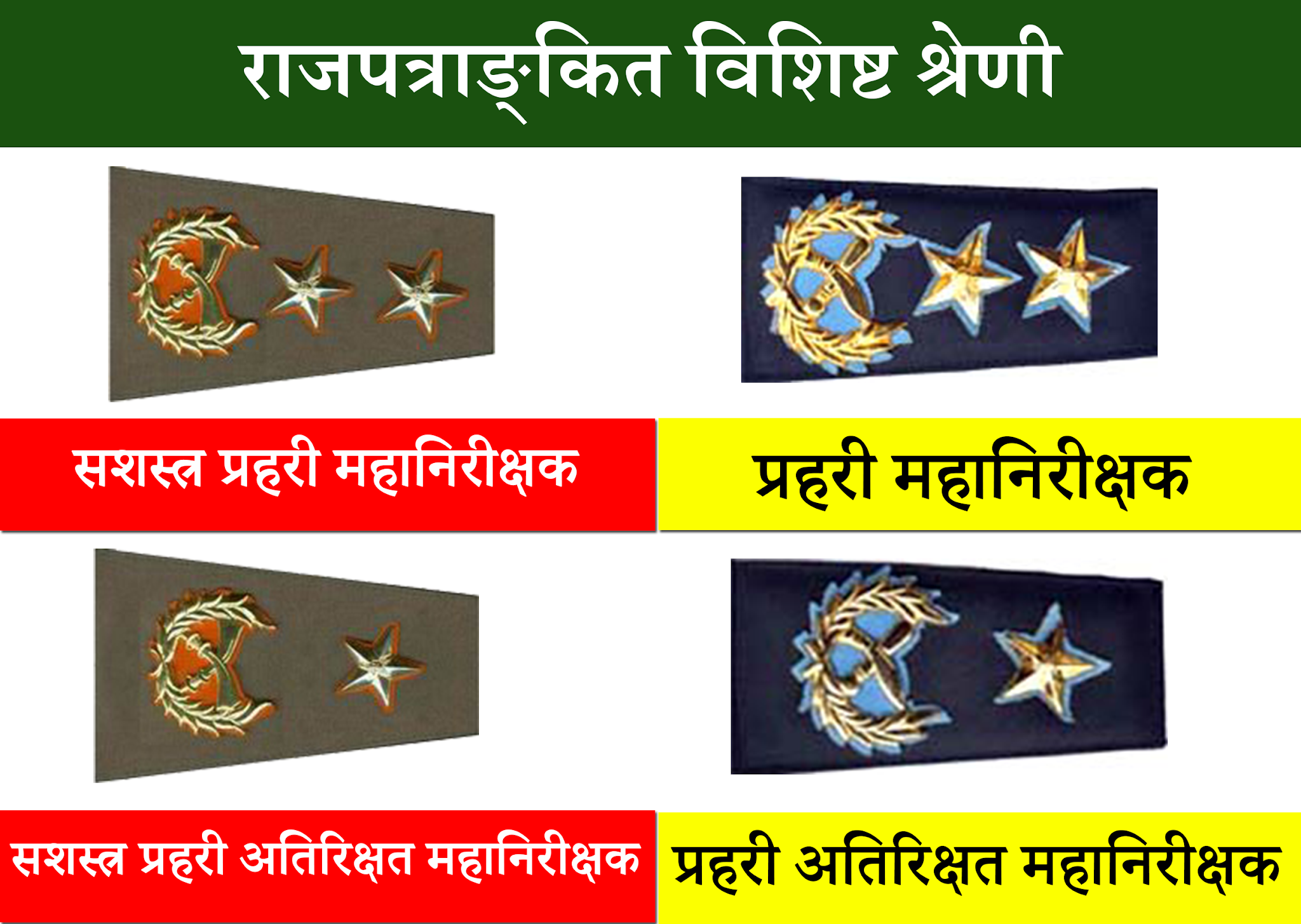Nepal Police and Armed Police Force Rank Comparison | Chetan TM
