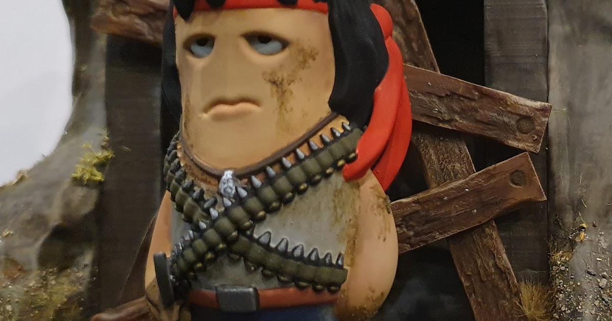 3D printed Rambo First Blood Diorama - By community member DiyLabotomy ...