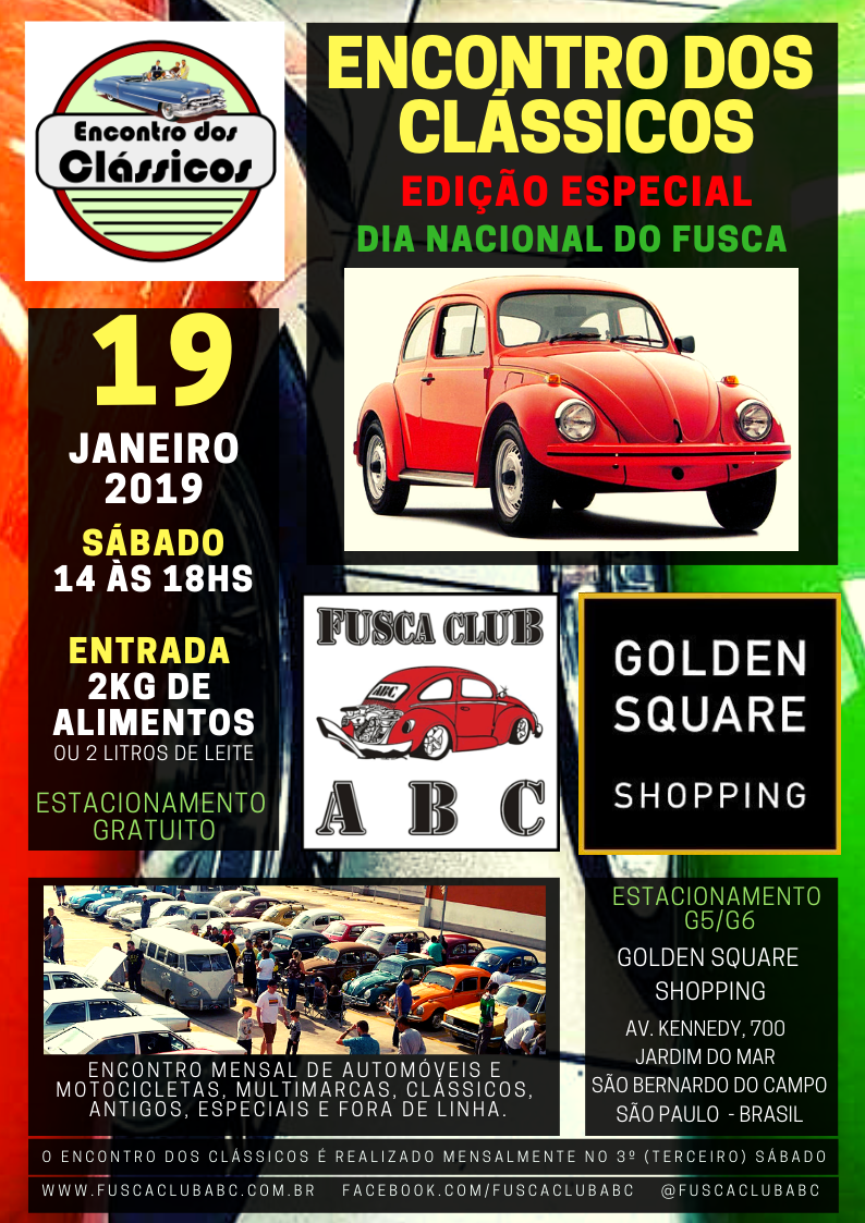 Fusca Club ABC: 2019