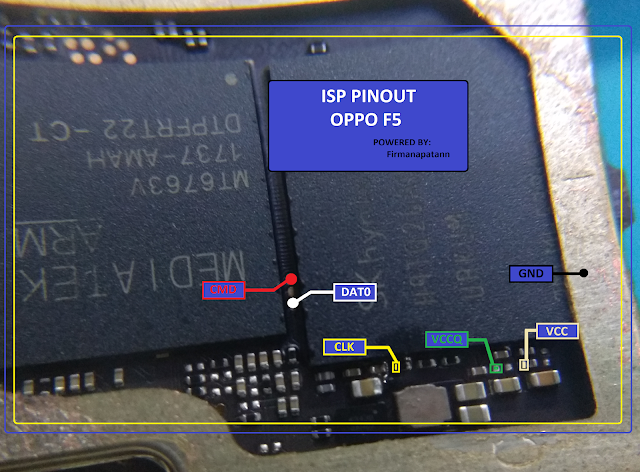 ISP PINOUT OPPO F5