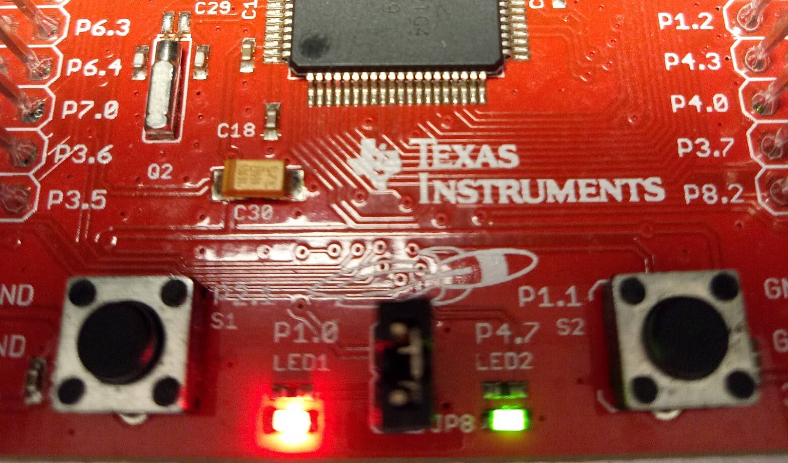 Mostly Analog: Flashing the MSP430 LED - The Efficient Way!