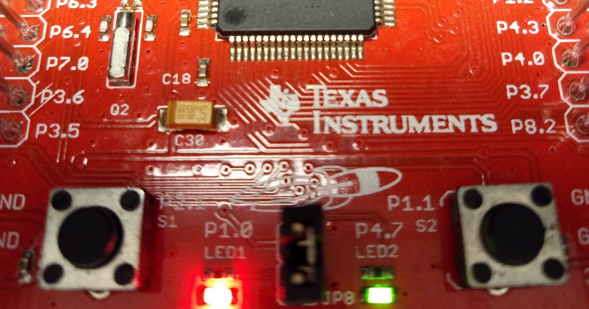 Mostly Analog: Flashing the MSP430 LED - The Efficient Way!