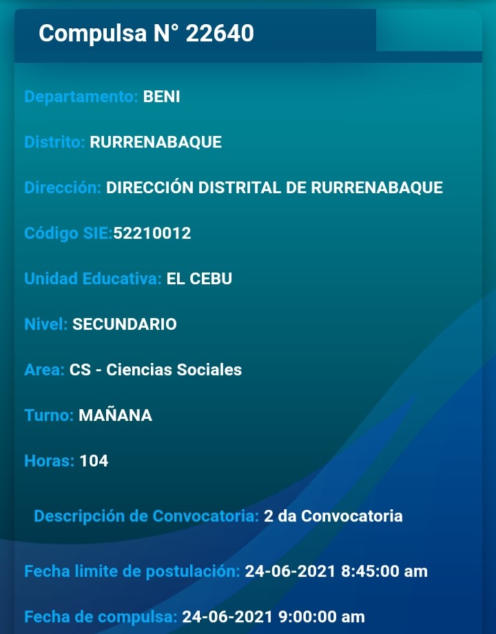 PROFESORES E INFORMACIÓN: COMPULSAS DE LOS DEPARTAMENTOS DE PANDO, BENI Y SANTA CRUZ 24, 25 Y 26 ...