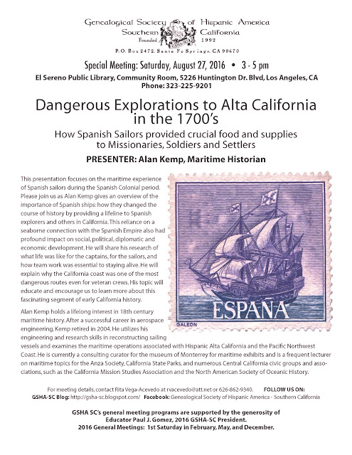 GSHA-SC : Next General Special Meeting, Saturday, August 27, 2016 3-5 pm