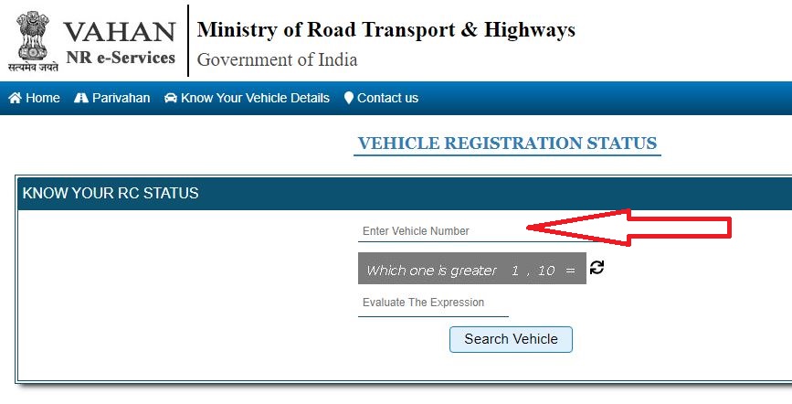 How to Find Vehicle Owner Details by Registration Number? - RTO Karnataka