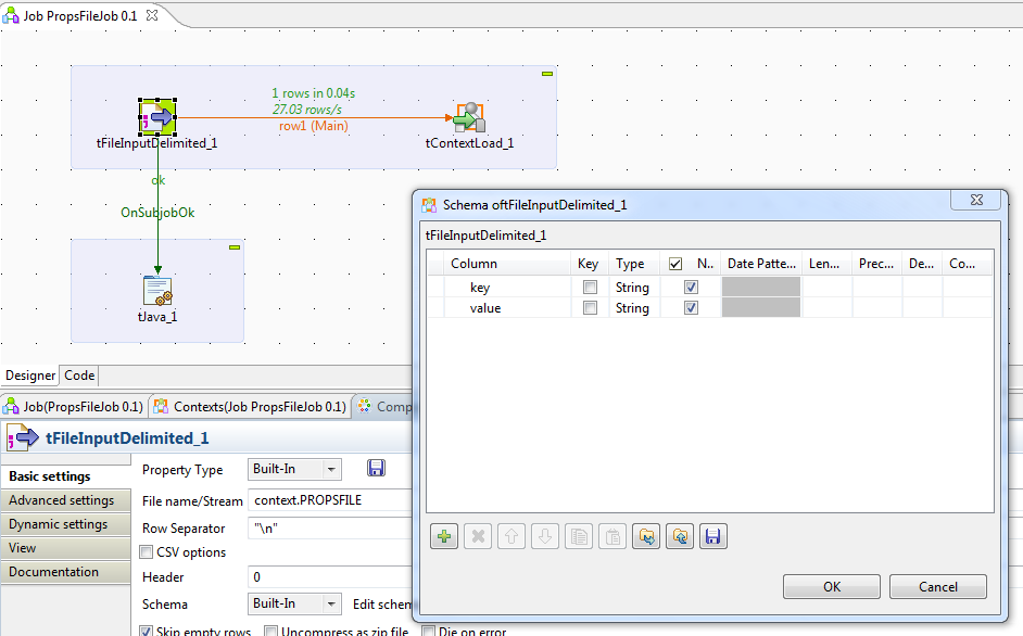 Bekwam Blog: Applying Contexts to Talend Open Studio Jobs