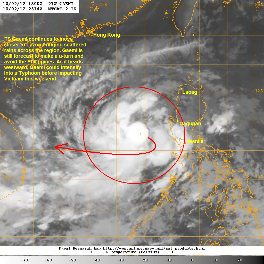 SA GITNA NG BAGYO: Tropical Storm Gaemi (Marce) Update #2