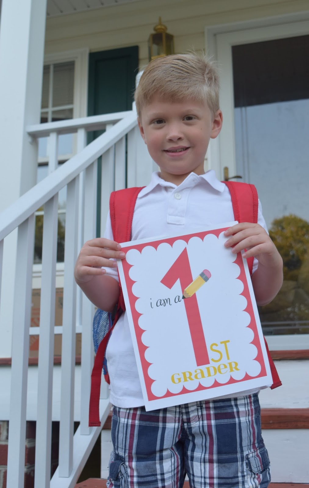 First Day Of First Grade - All About Gracie