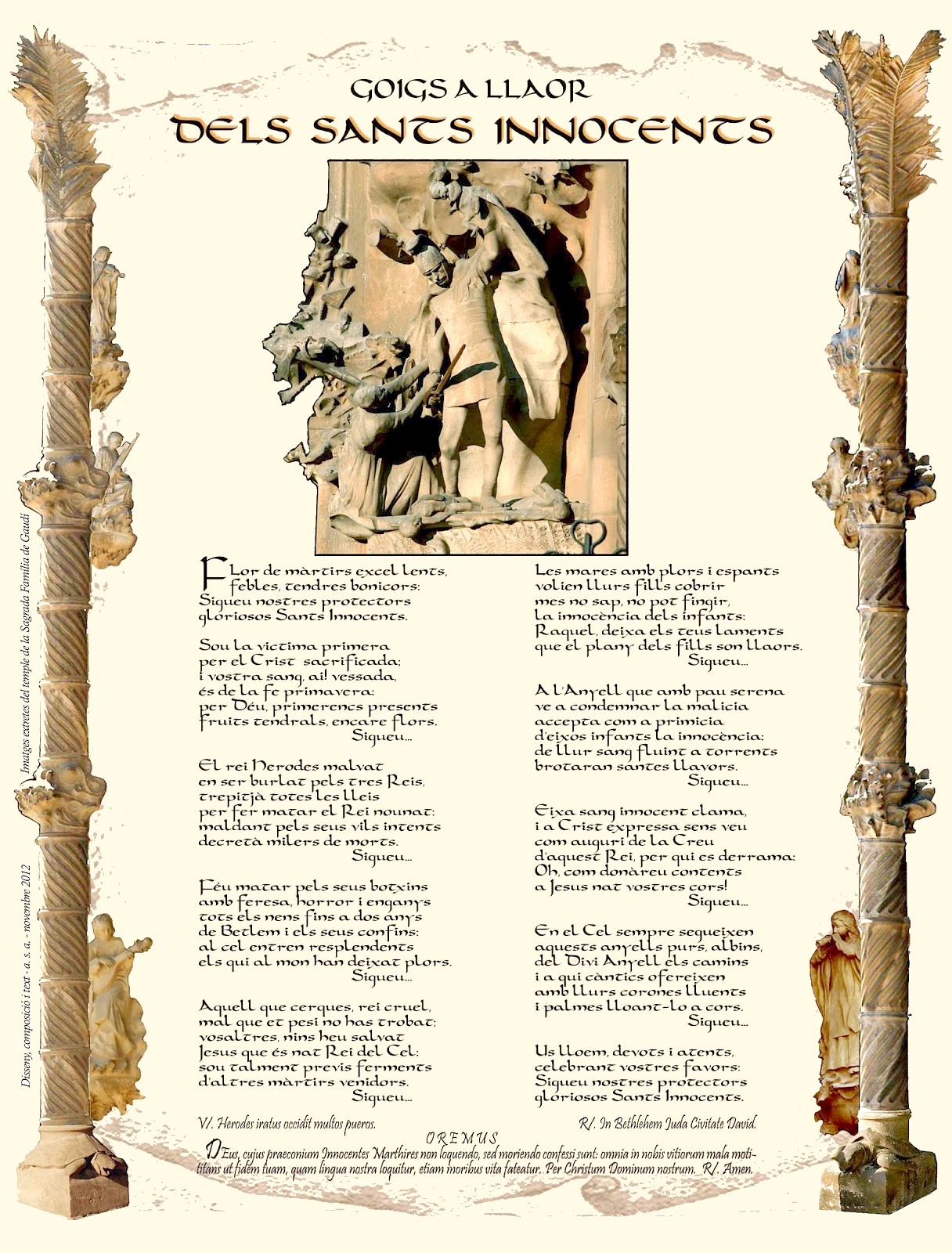 biblio goigs: Goigs als Sants Innocents, la seva festa és el dia 28 de ...