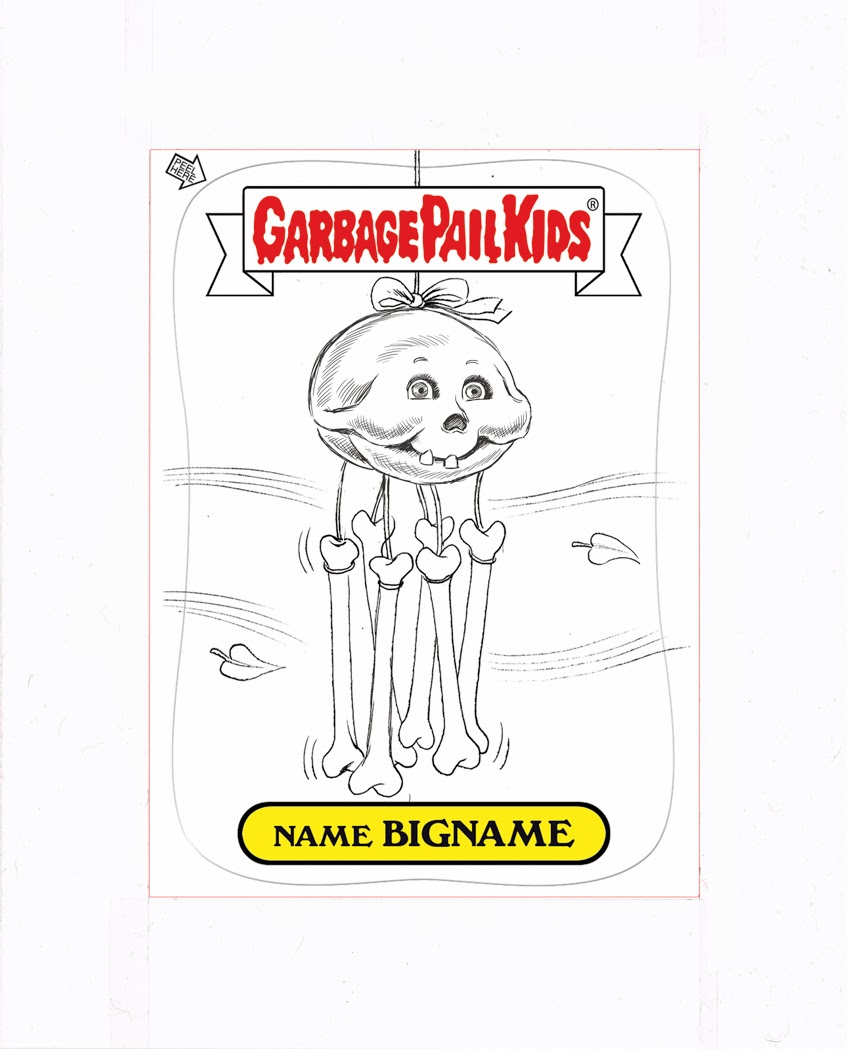 BRENT ENGSTROM'S BLOG: 2014 series 1 Garbage Pail Kids concept drawings