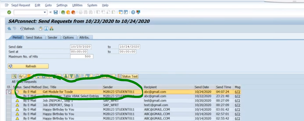 SAP ABAP Central: How to Send Email from SAP ABAP Query Report