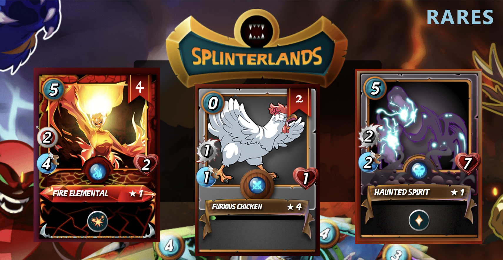 Blog Blog Cherry: Splinterlands: Top 3 Rares for New Players