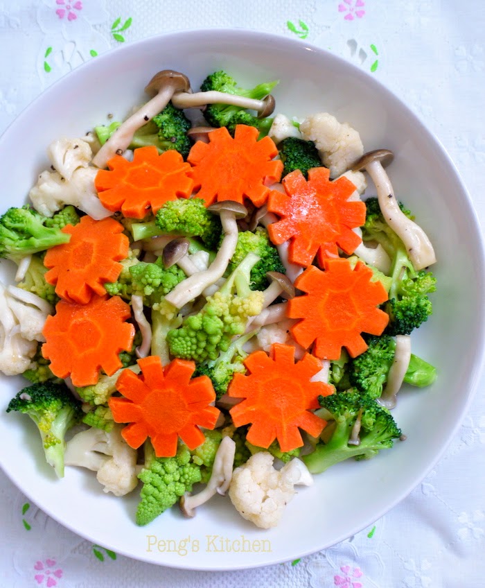 Peng's Kitchen: CNY 2015 吉祥蔬菜 Auspicious Vegetables