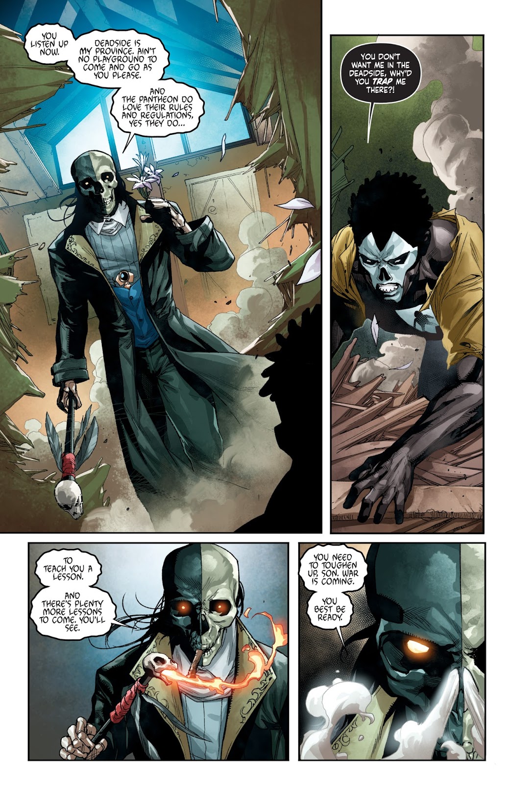 Stephen Segovia art in SHADOWMAN #1