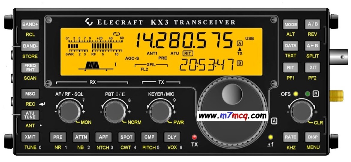 M7MCQ HAM RADIO BLOG: ELECRAFT KX3 REVIEW