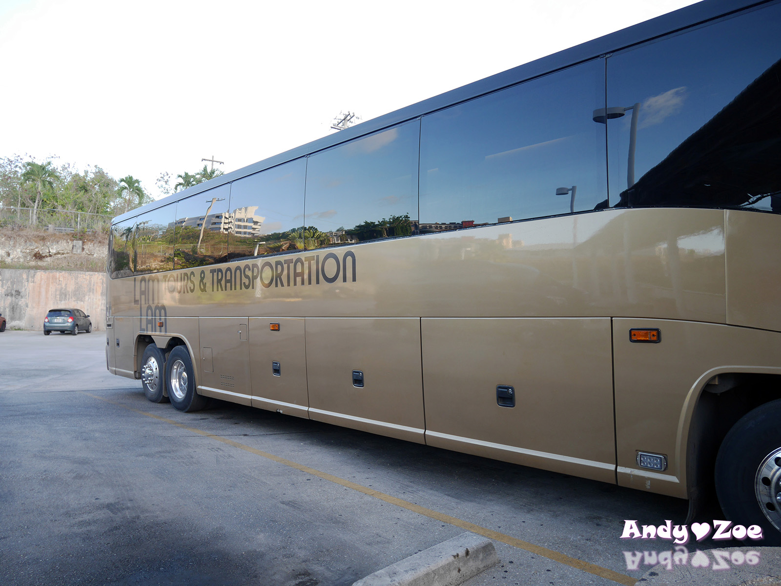 Andy與Zoe的旅行紀錄: 2016/06 認識關島(Guam)交通：免費接駁巴士＆付費觀光巴士(Lam Lam Bus)介紹＆LeaLea ...