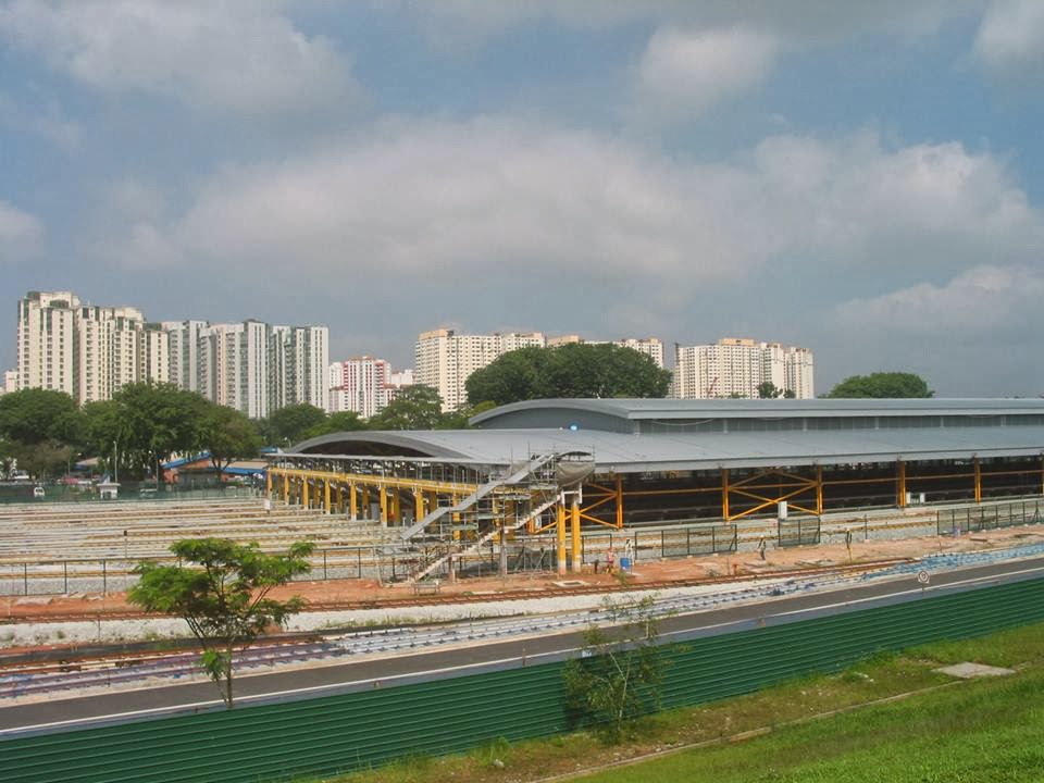 Downtown Line Construction: Gali Batu depot update