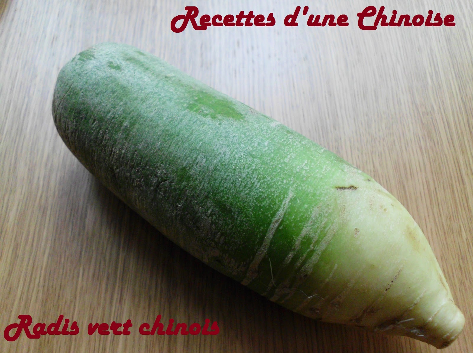 Recettes d'une Chinoise: Juliennes de radis vert en salade 凉拌青萝卜丝 ...