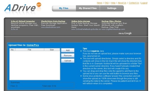 Techie Guru: ADrive’s Basic plan -Free 50GB online storage