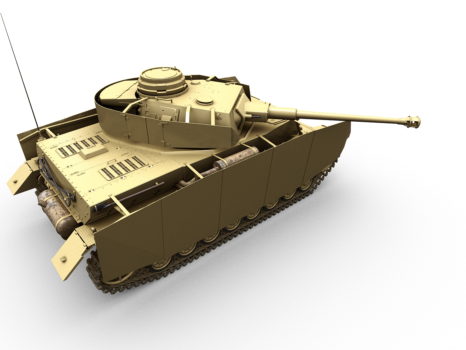 Modelos 3D: Panzer IV Ausf. H