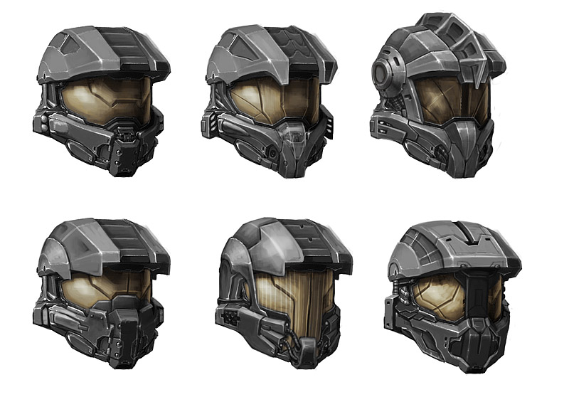 The Art of Beneto: Master Chief Helmet variations
