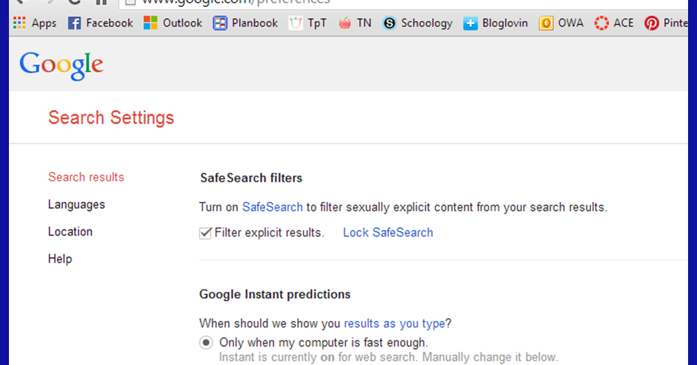 Teaching Trio: Tech Thursday: Google SafeSearch