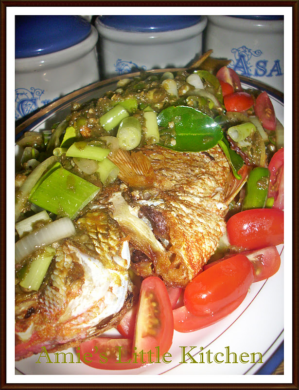 Ikan Sulig Goreng Berlada - Amie's Little Kitchen