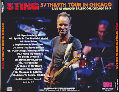 T.U.B.E.: Sting - 2017-03-03 - Chicago, IL (FM/FLAC)