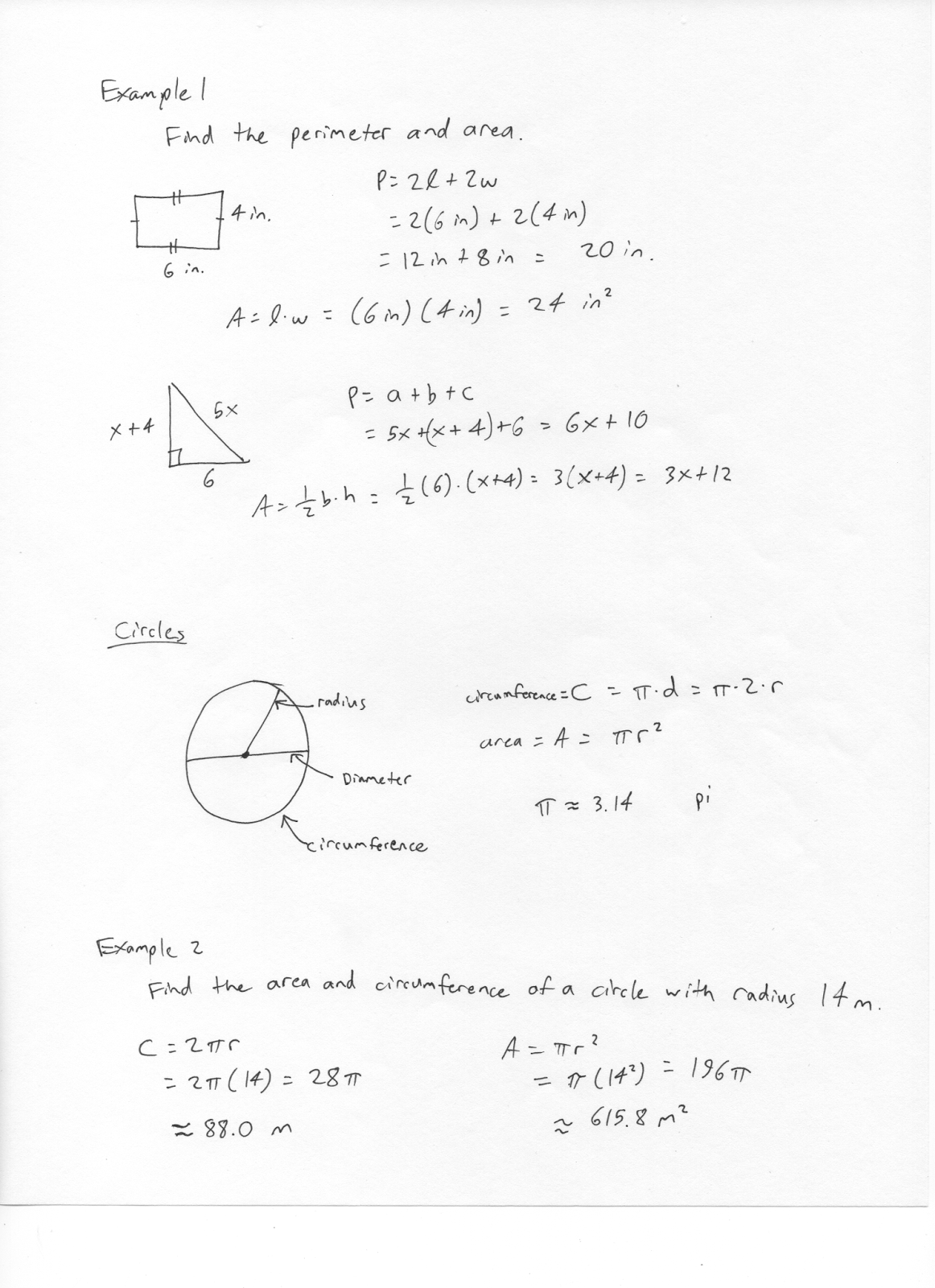 Mr. Jimenez's Geometry Class: Formulas in Geometry - Thursday, August ...