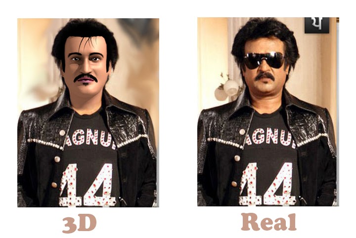 Rajinikanth 3d Model ~ 3d Modeling and sculpting