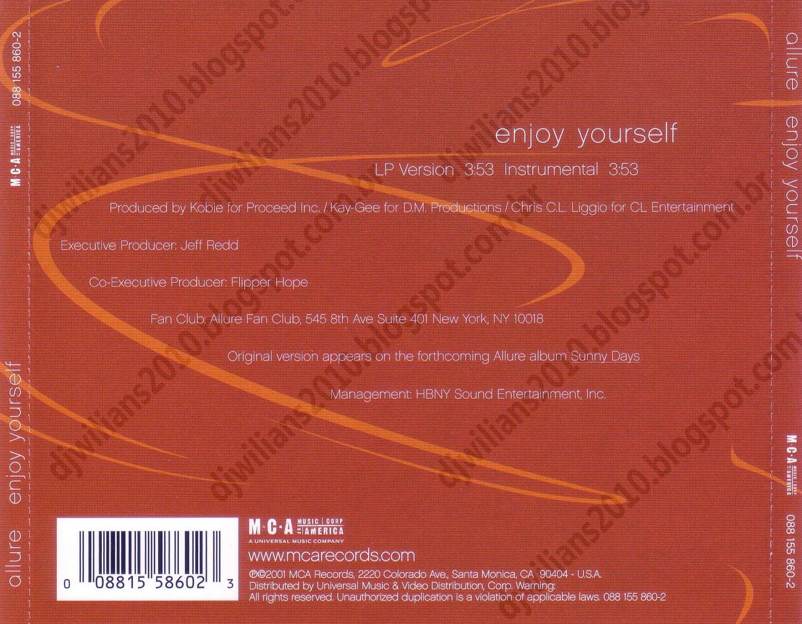 CDS___SINGLES____COLECTION________________ : Allure - Enjoy Yourself (CDS