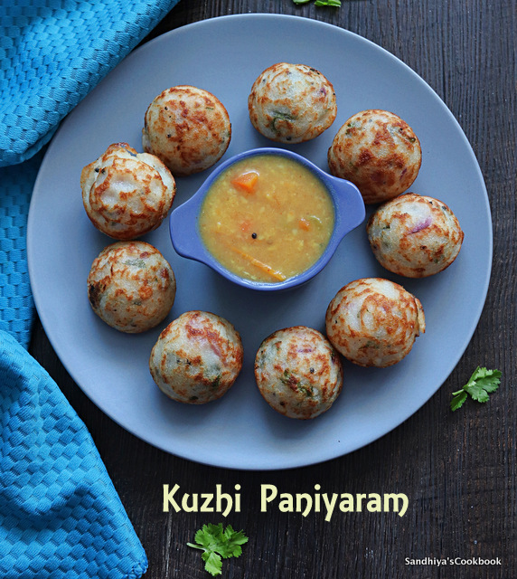 Sandhiya's Cookbook: Chettinad Kuzhi Paniyaram | Kuzhi Paniyaram Batter ...