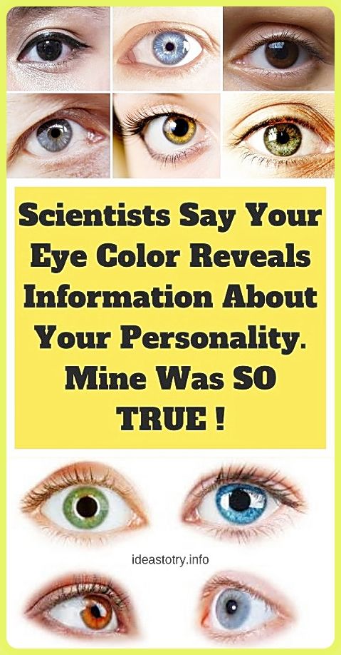 Researchers Explain What Your Eye Color Says About Your Personality ...