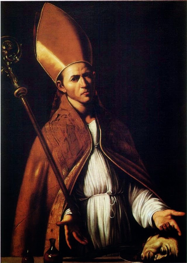 HAGIOPEDIA: San JENARO DE NÁPOLES. M. c. 305.