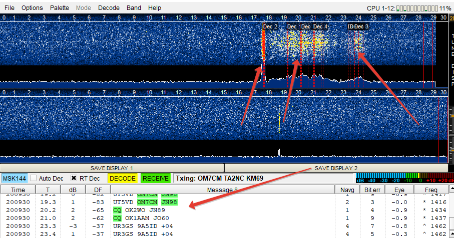 TA2NC Hamradio Blog: Meteor Scatter için MSHV Program Kullanımı - 2
