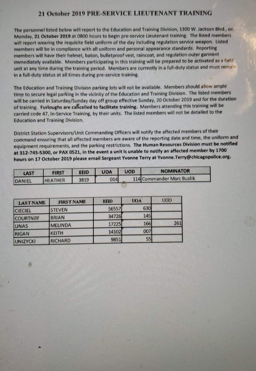 Second City Cop: Saturday Promotions